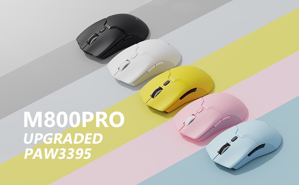 Delux M800 PRO 2.4Ghz Wireless / Wired USB Optical Gaming Mouse with Bluetooth Connectivity ...