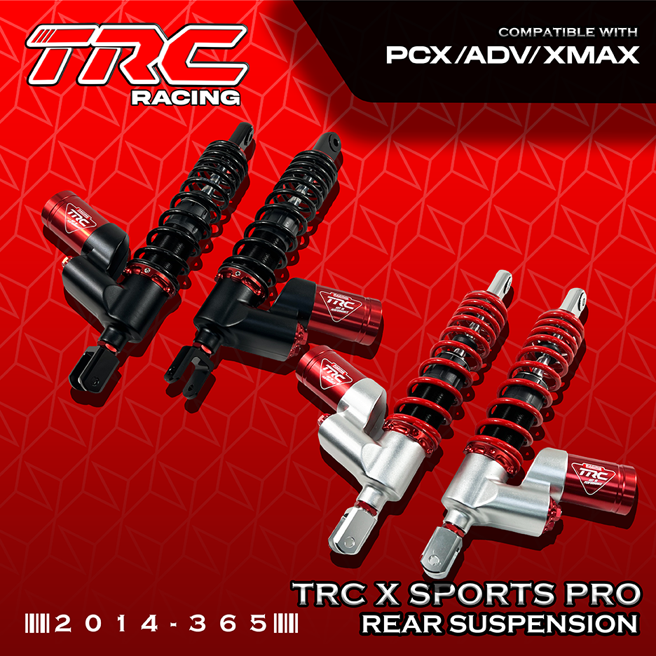 TRC Racing Shock Absorber Suspension X SPORTS PRO 365mm XMAX/ADV/PCX ...