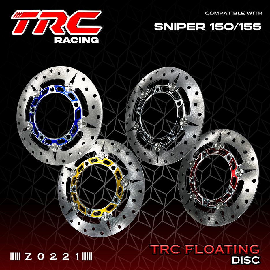 TRC FLOATING FRONT DISC BRAKE for Sniper 150/155 5 HOLES 245mm Z0221 ...
