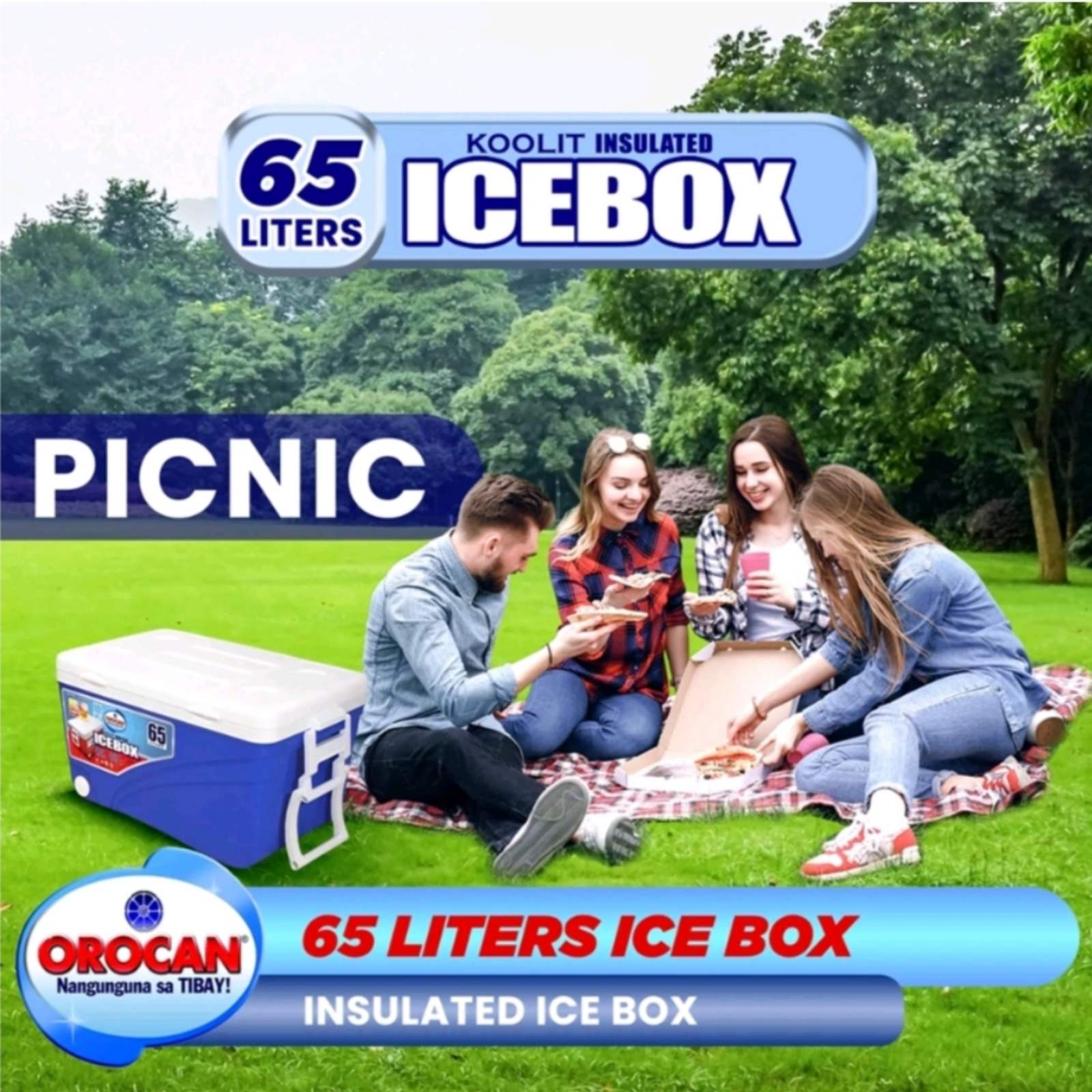 #OROCAN BRAND COOLER BOX / ICE BOX CHEST INSULATED COOLER BOX 65-LITERS & 45-LITERS / FOOD ...
