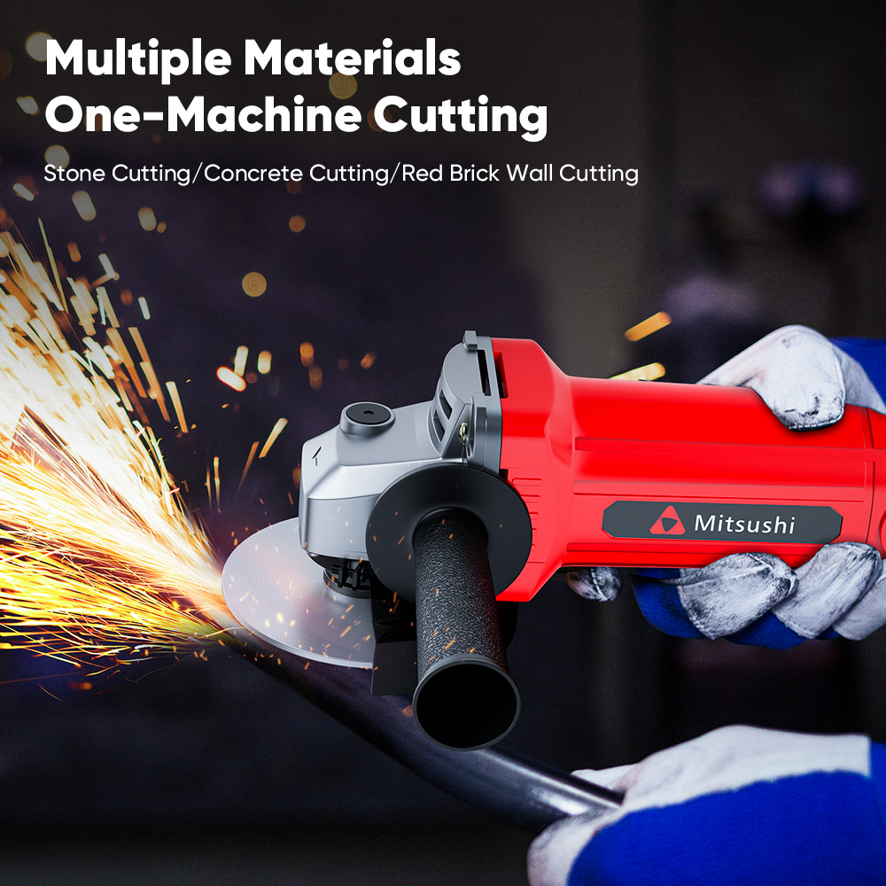 Mitsushi MIT-924 Powerful Industrial Angle Grinder and Steel Cutting ...