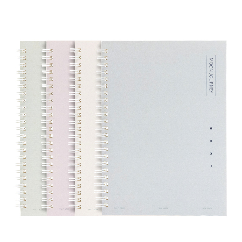 Deli Notebook A5 Loose Leaf 60Sheets Big Spiral Book Line Book School ...