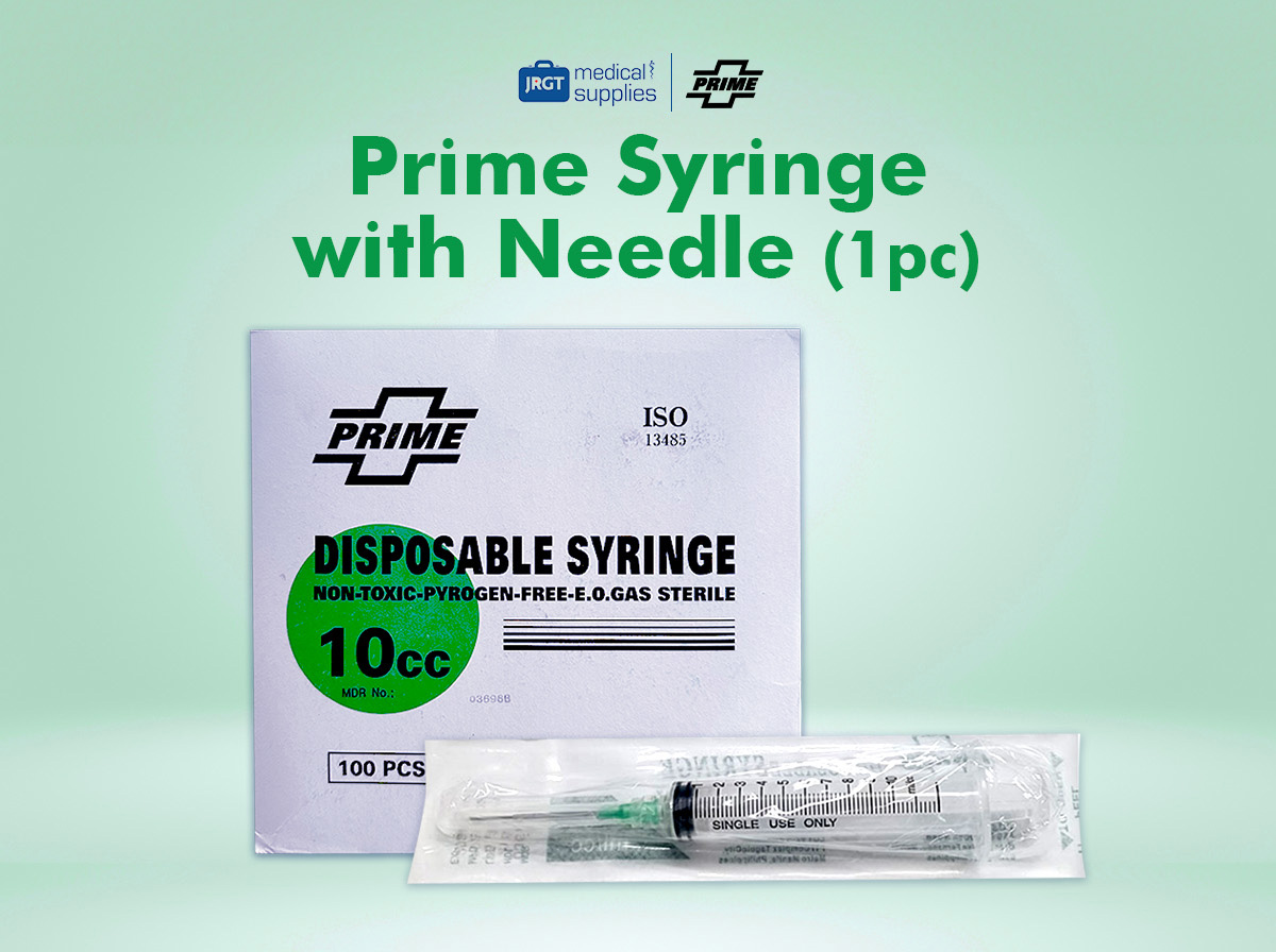 Prime Syringe with Needle 10cc (1pc) | Sterile, Non-Toxic | Shopee ...
