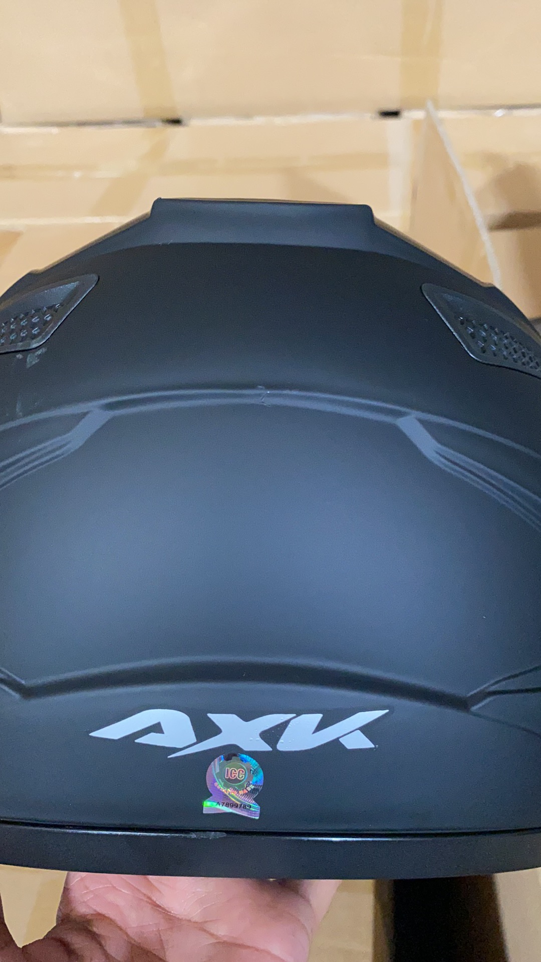 AKA/AXK 801 Motorcycle Double Miorr Half Face Helmet | Shopee Philippines