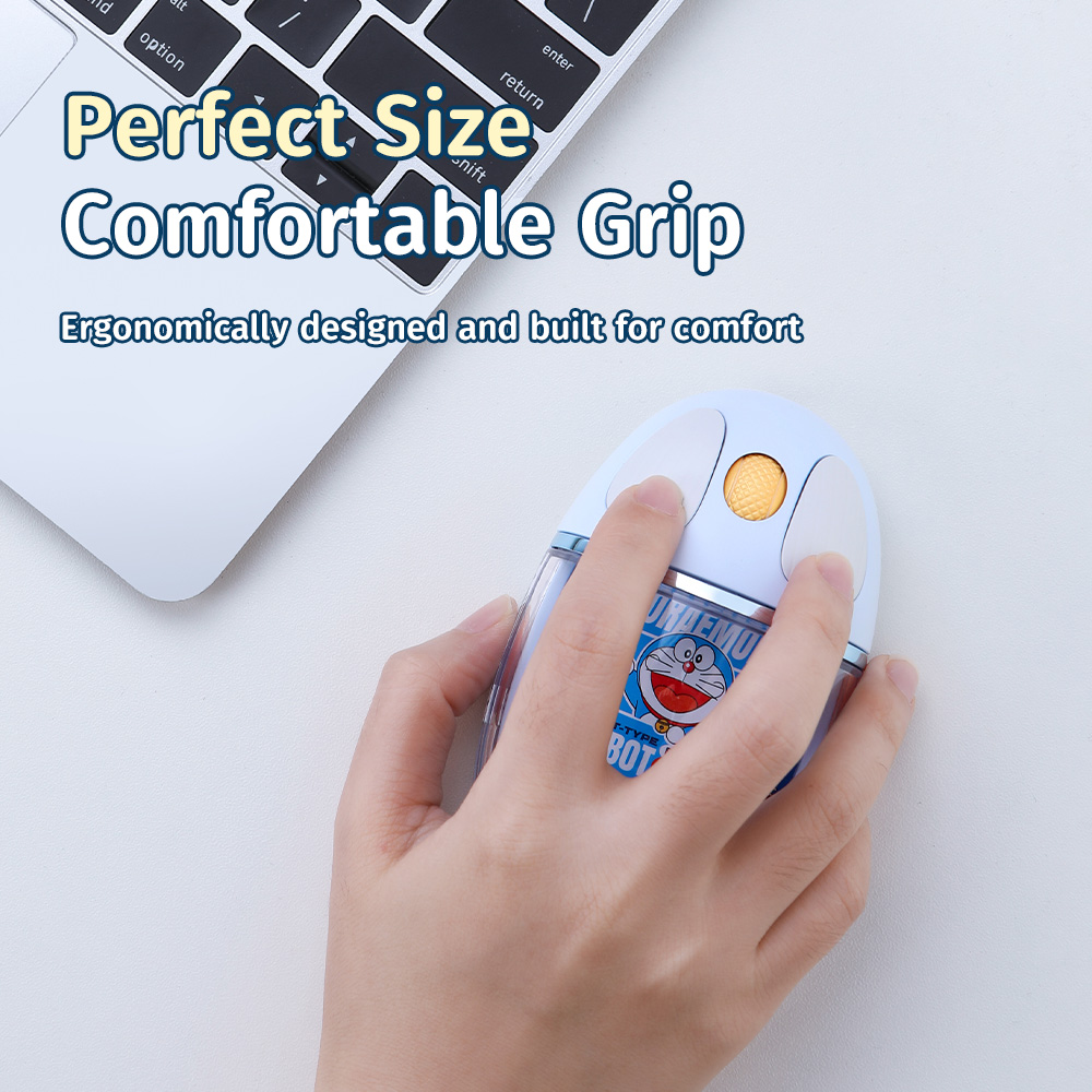 Rock Space Doraemon Comic Book Wireless Mouse Bluetooth 2.4GHz 5GHz USB ...