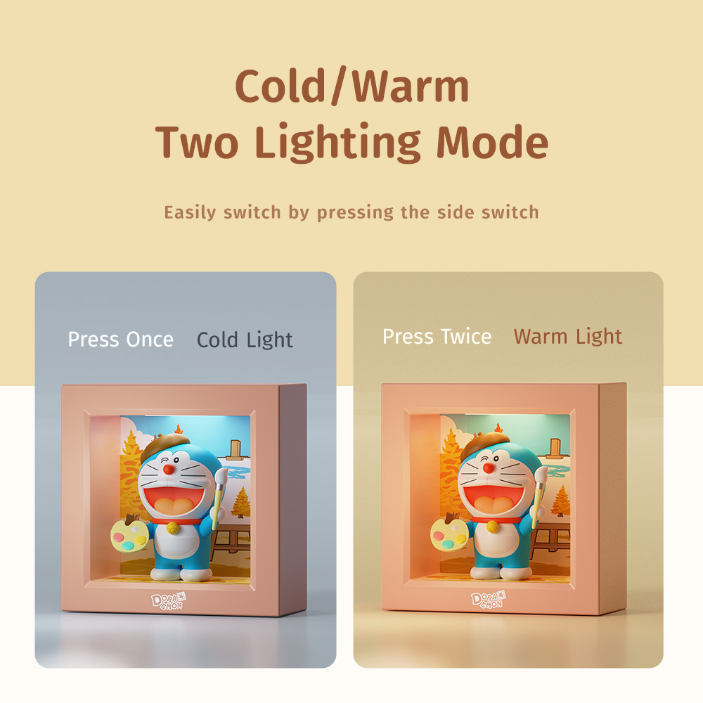 Rock Space Doraemon Occupation Series Doll Night Light Sleep Light ...