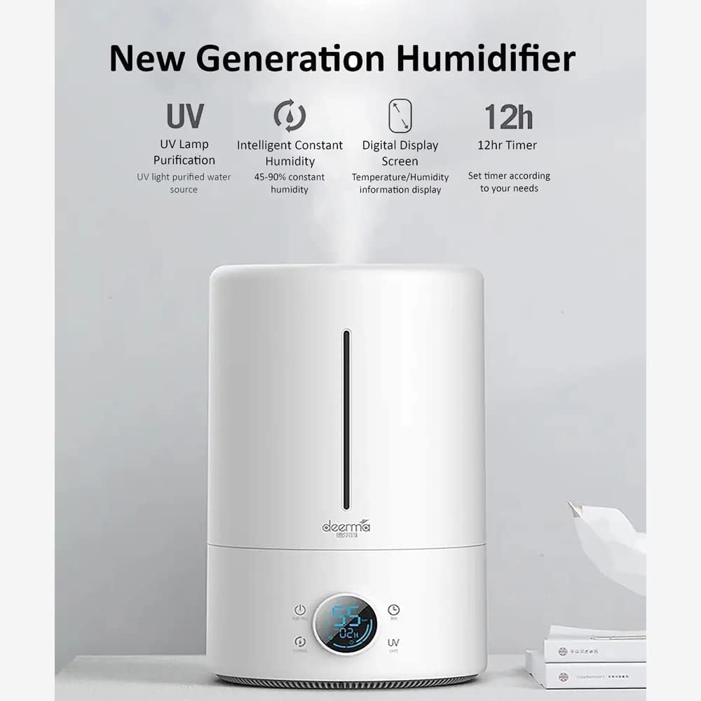 Deerma F628S Humidifier Intelligent Humidity with Digital Display ...