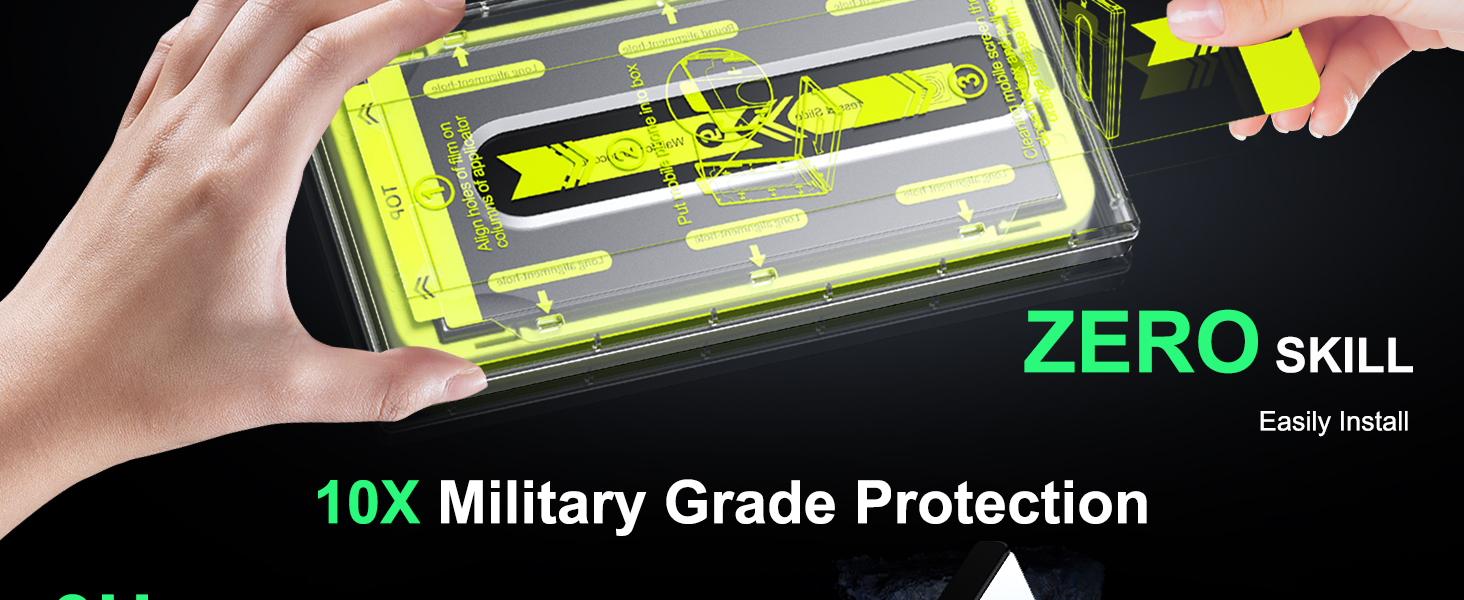 WSKEN for Samsung Galaxy S25 Ultra/S24U HD Screen Protector Full Cover ...