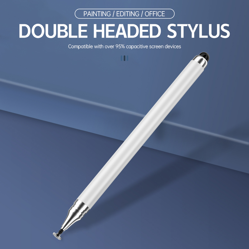 Stylus double-ended disc silicone tip office phone tablet pen video ...