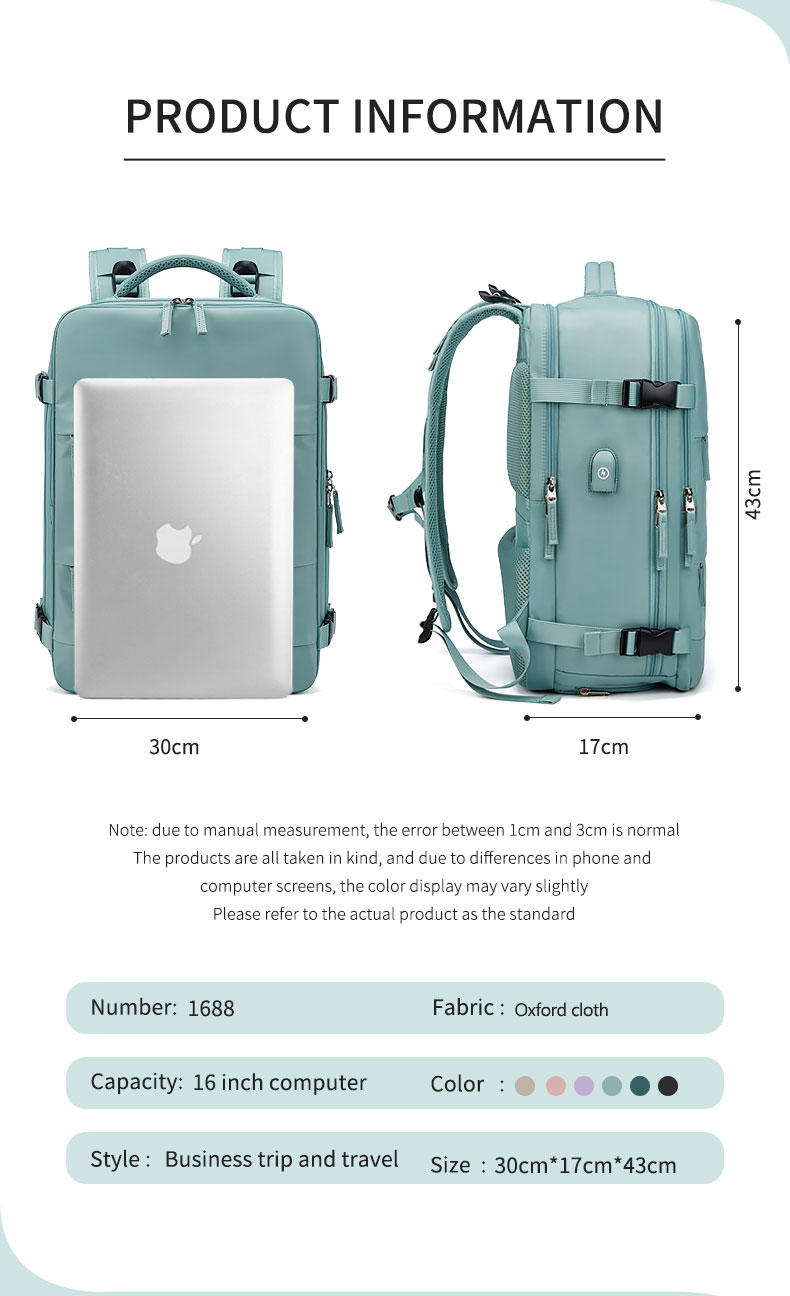 SeaChoice Waterproof Backpack For 16In Laptop & USB Charging Port Dry ...