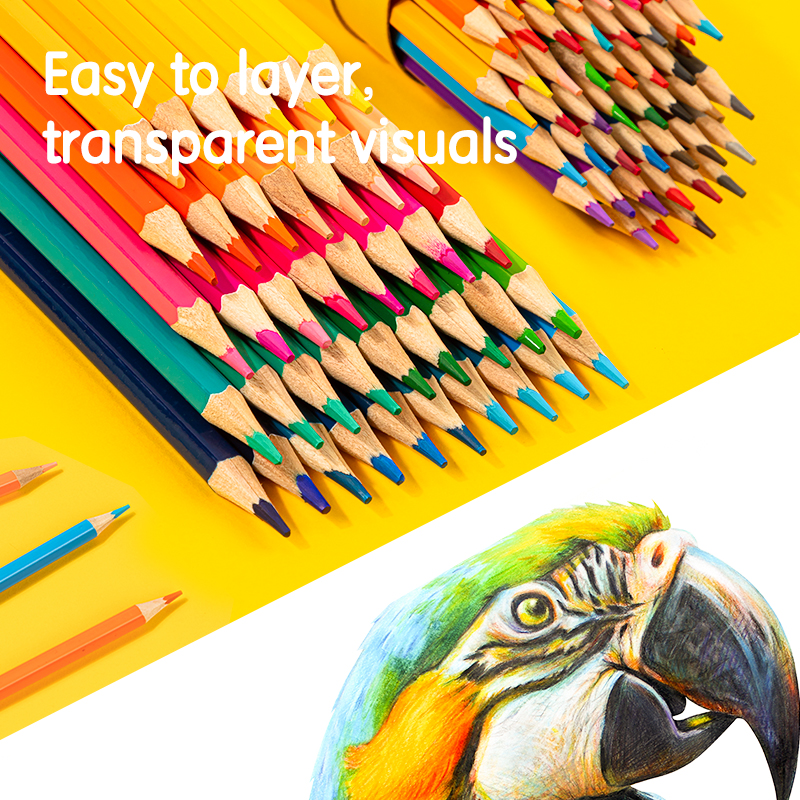 Deli 12/24/36 Colors Pencils Set Colored Pencil Student Art Drawing ...