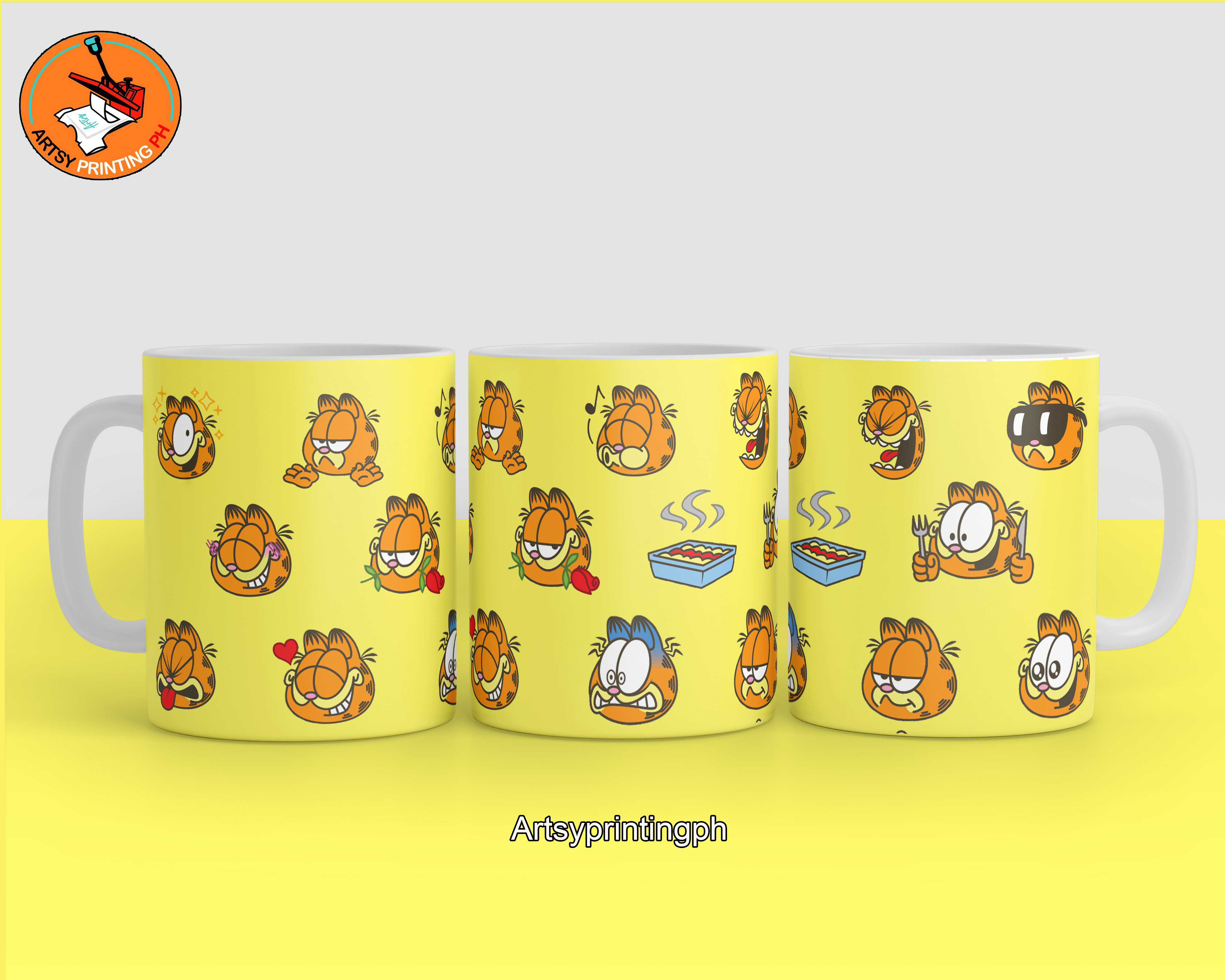 Artsy- Garfield and friends volume 2 mug collection | Shopee Philippines