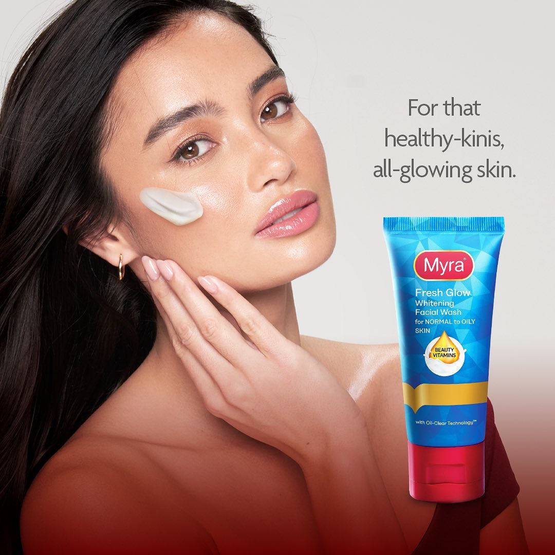 Myra Fresh Glow Whitening Facial Wash 50ml + Facial Moisturizer 40ml ...