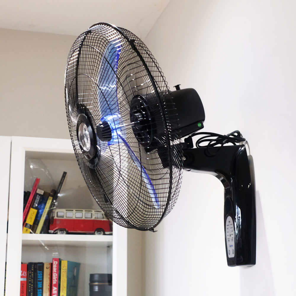 Astron REMOTEC1844 18" Electric Wall Fan - Black | Remote & Timer ...