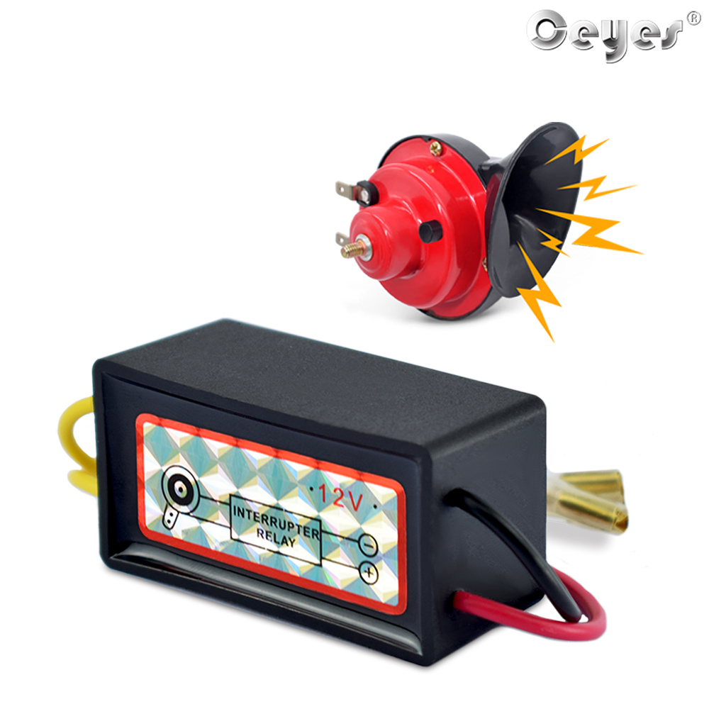 Ceyes Horn Relay Interrupter 12V Universal Horn Relay Rapid Back Fire ...