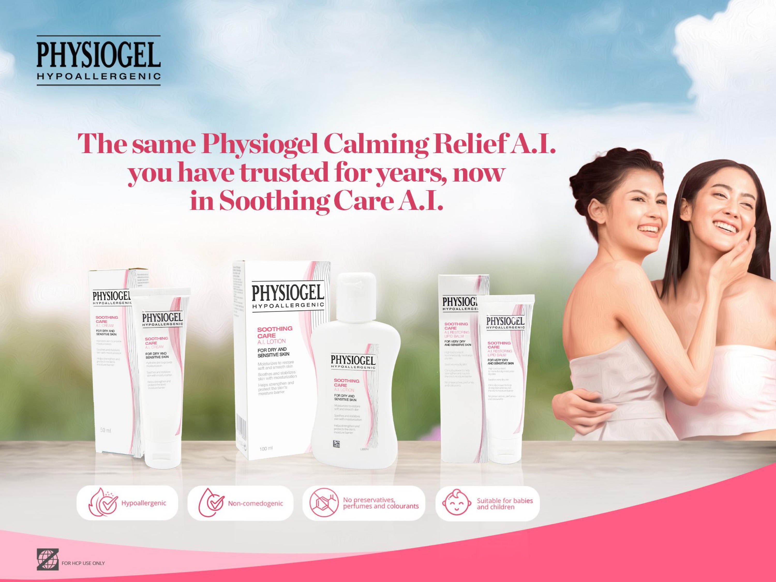 Physiogel Hypoallergenic SOOTHING CARE AI Cream - 50ml | Shopee Philippines
