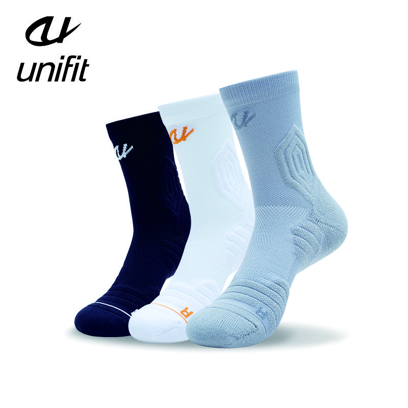 UNIFIT Everyday Sports Basketball Crew Socks (1 Pair) UM220612 | Shopee ...