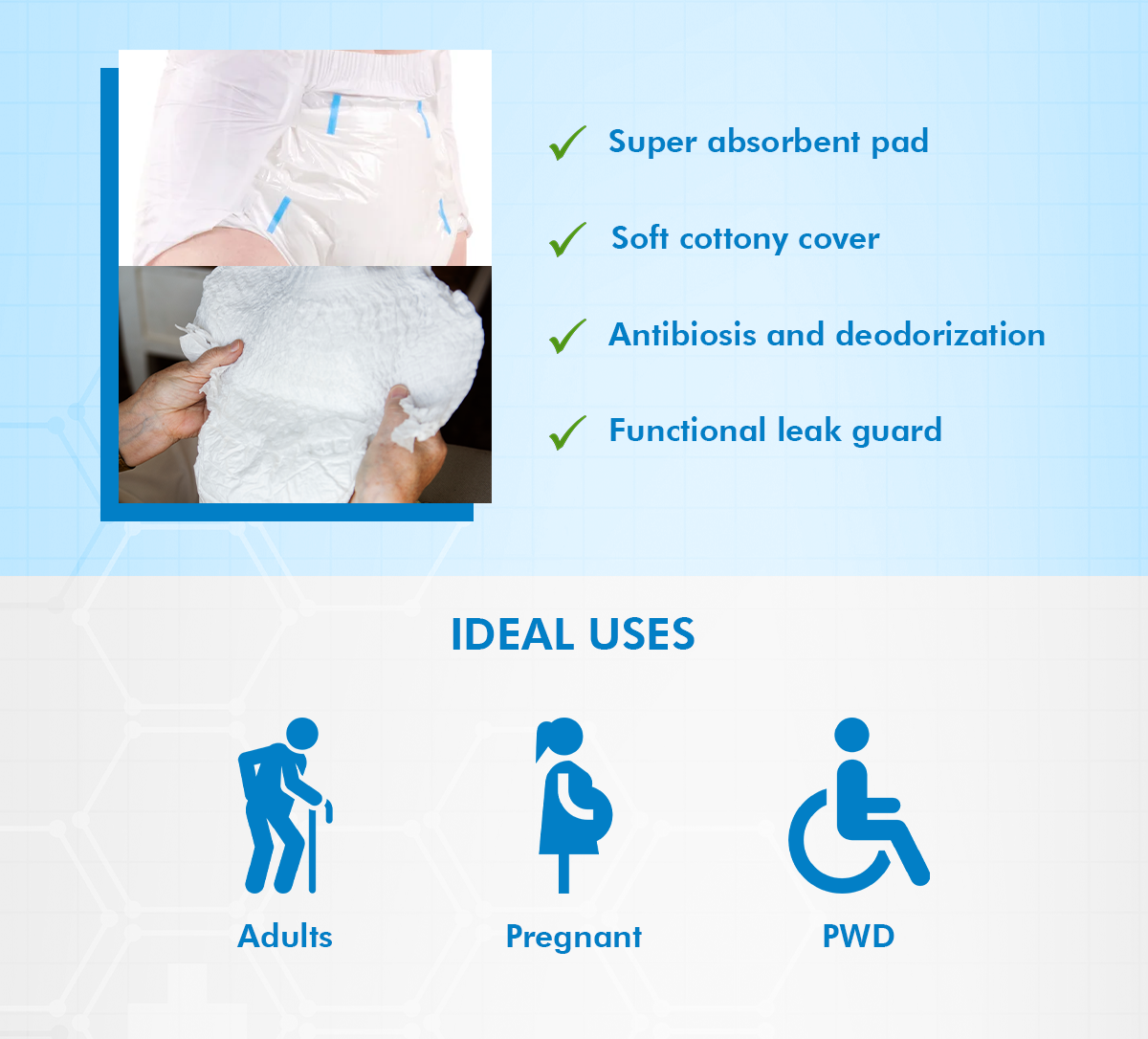 Sure-Guard, Fresco, and Partners Adult Diapers | Tape Type & Pull-Up ...