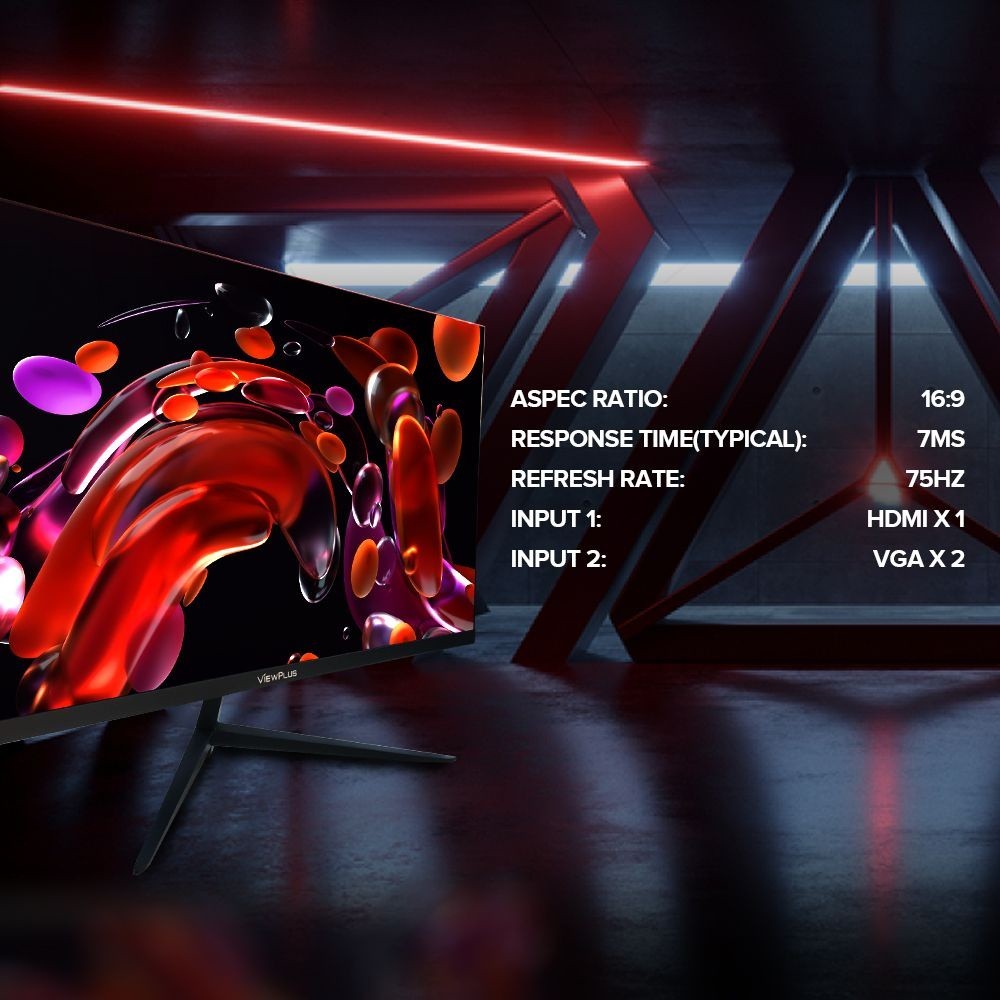 EasyPC| ViewPlus MX-22 22 inch 75Hz Monitor| VA and TN Panel Type ...