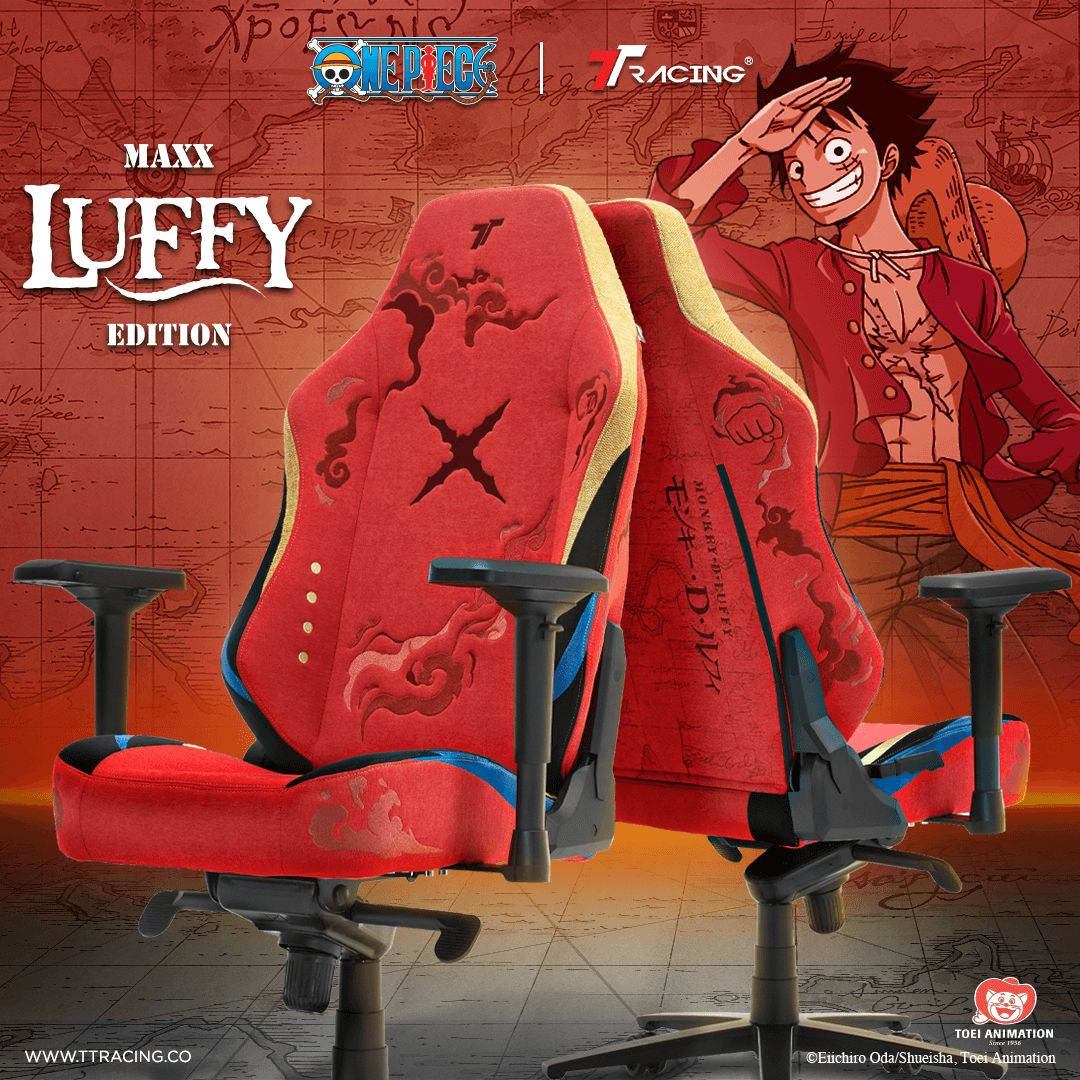 TTRacing Maxx Luffy Edition Air Threads Fabric Gaming Chair | One Piece ...