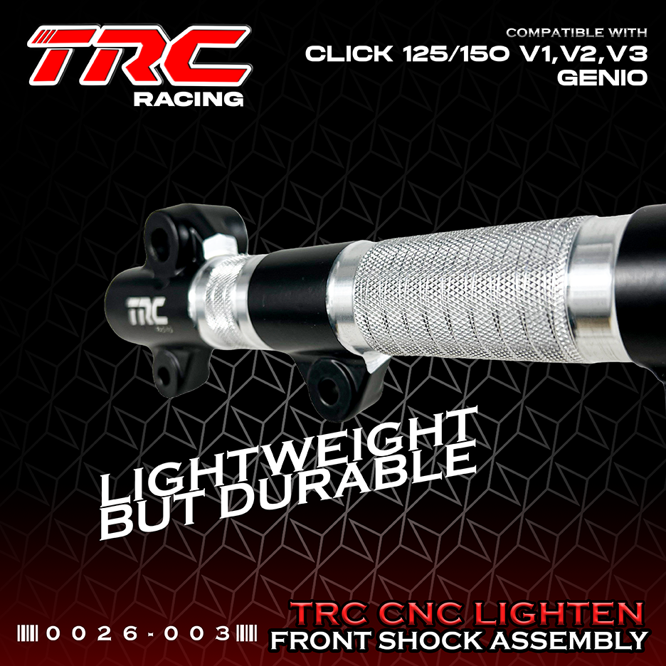 TRC RACING LIGHTEN FRONT SHOCK ASSEMBLY for CLICK 125 150/Beat FI 0026-003 | Shopee Philippines