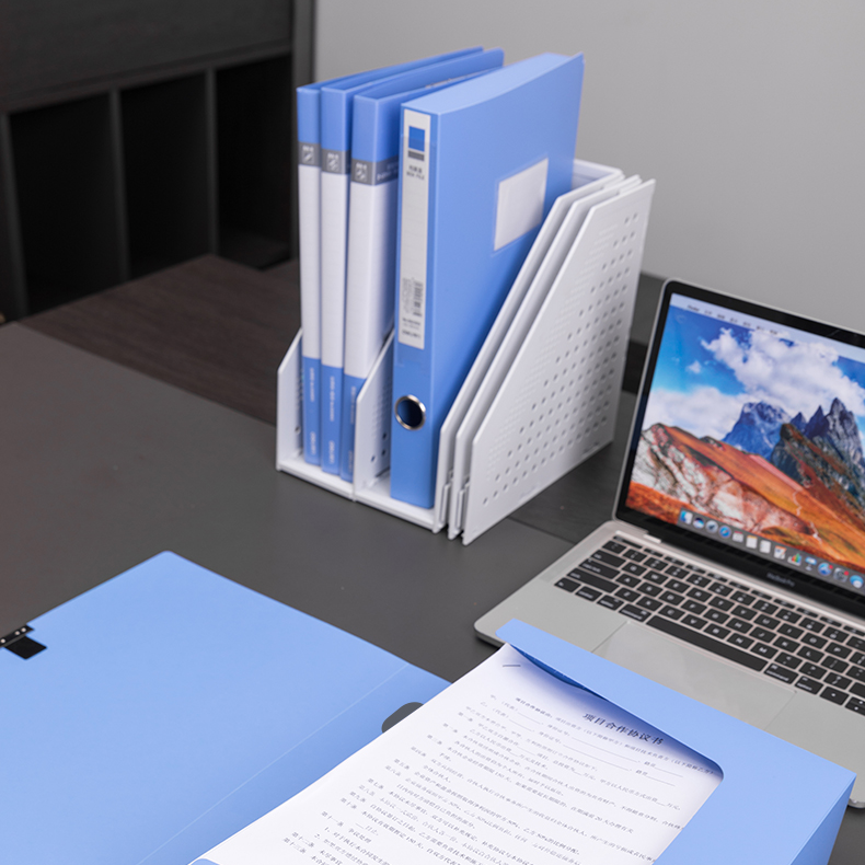 Deli A4 Large-Capacity File Data Box File Folder Box Desktop File ...