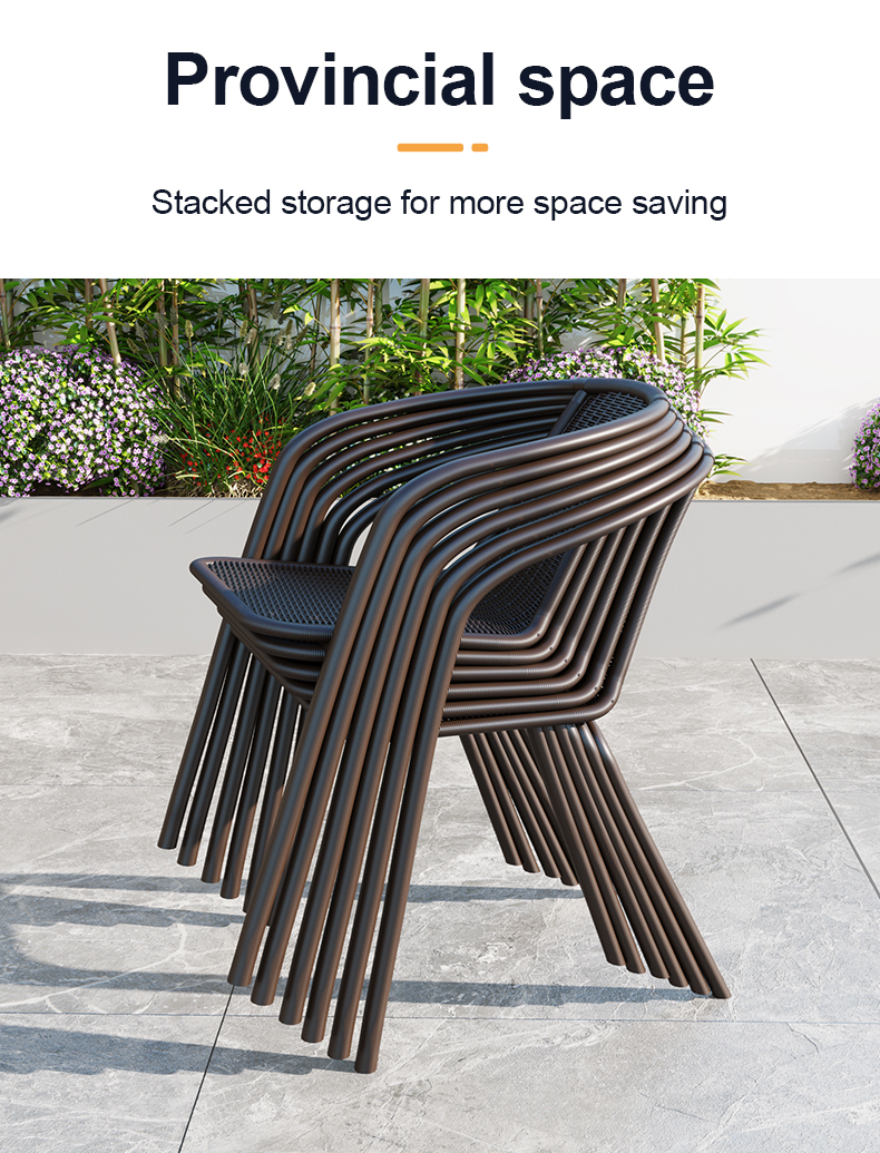 Outdoor tables and chairs tempered glass table balcony small table ...