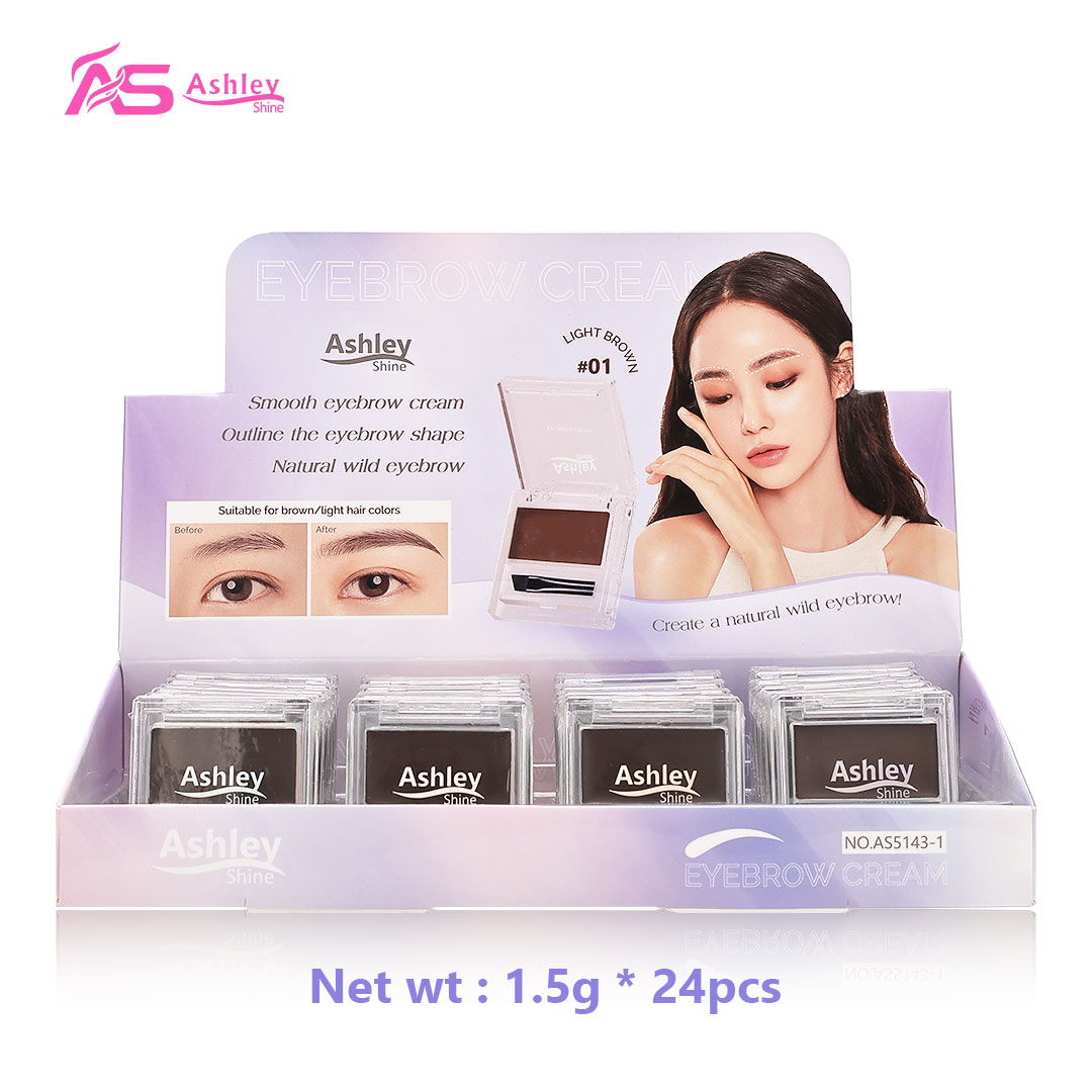 Ashley Shine Waterproof Eyebrow Cream Long Lasting 24H Cosmetics AS5143 ...
