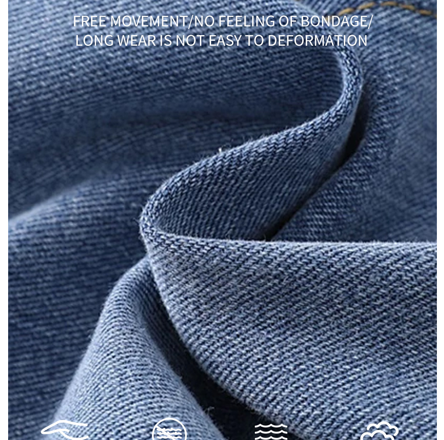 BU Blue Denim Pants Men Baggy Pants Men Maong Pant Straight Cut Wide ...