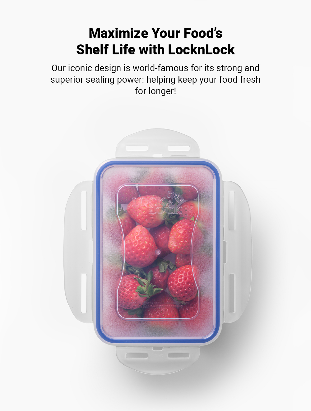 LocknLock Eco-Friendly Classic Airtight Rectangular Food Container 600ml HPL811 | Shopee Philippines