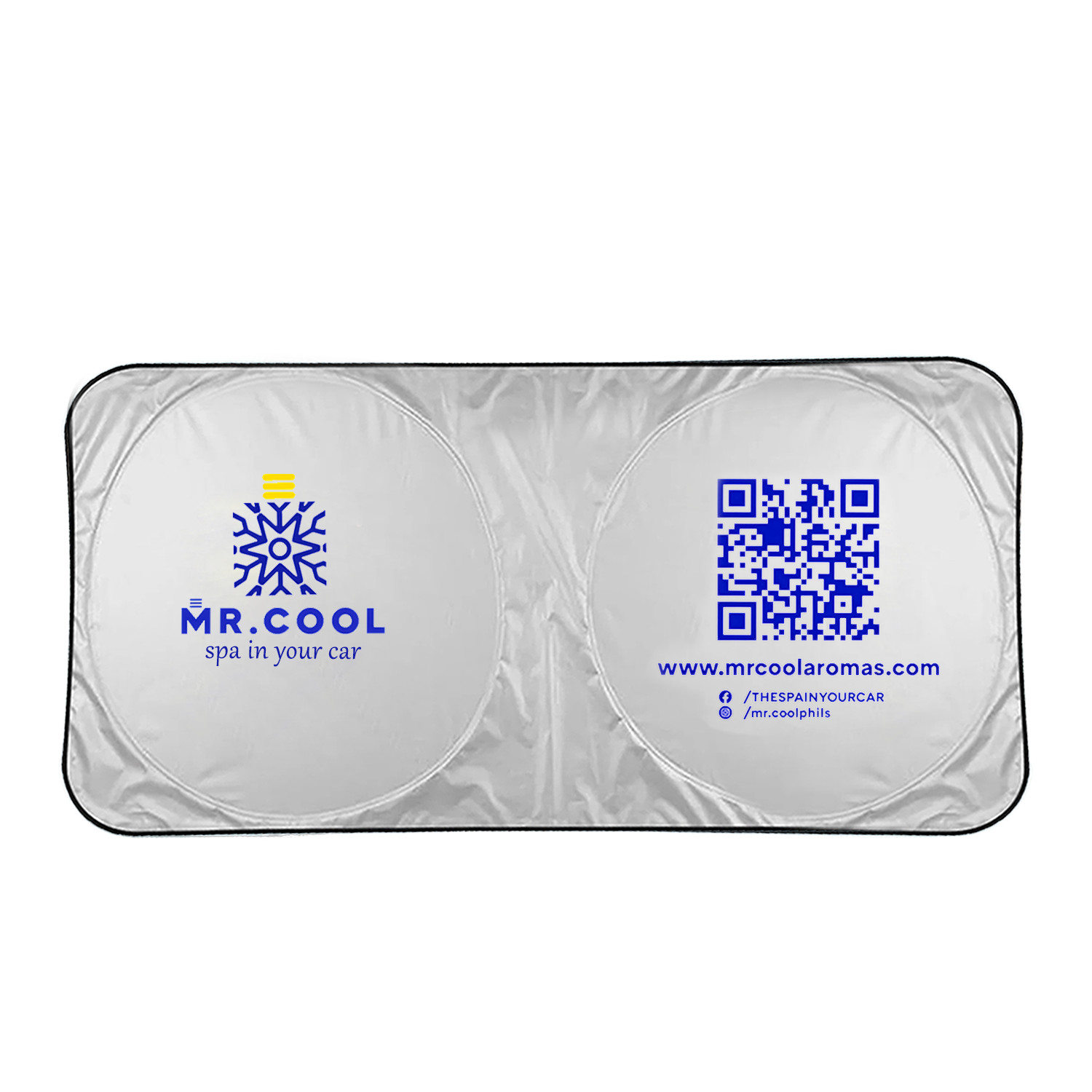 Mr. Cool Sunvisor Sun Shade, 55'' X 25.5'', UV Rays and Sun Heat ...