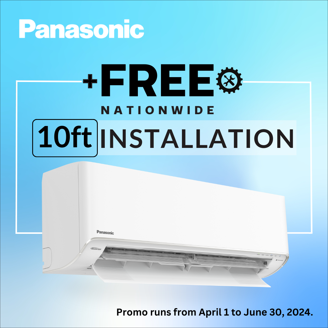Panasonic CS-XU9AKQ 1.0HP Premium Inverter AERO SERIES Single - Split ...