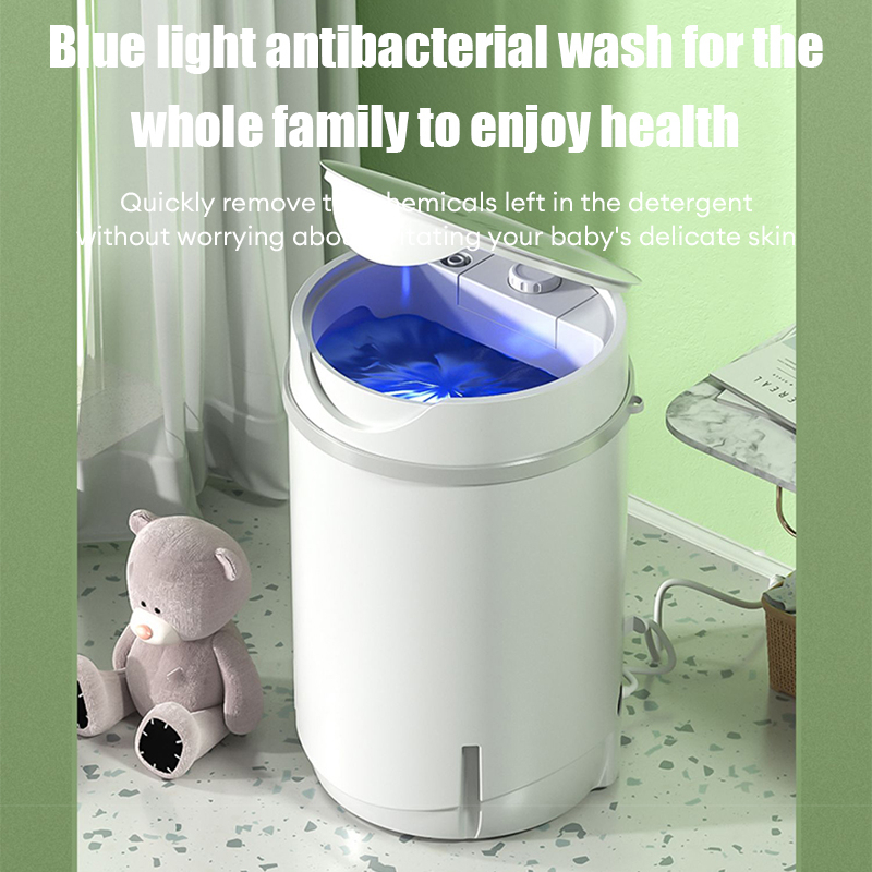 Mmeite mini washing machine 4.5KG with dryer portable washing machine ...