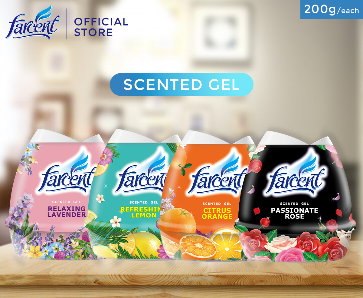 Farcent Scented Gel - Relaxing Lavender 200g | Shopee Philippines