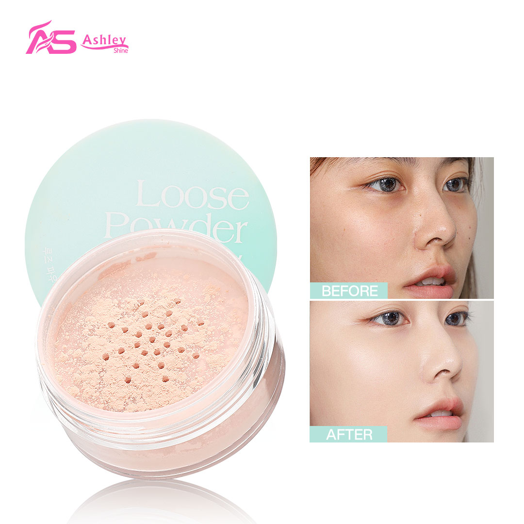 Ashley Shine Face Powder Matte Finish Oil-Control Long-lasting Smooth Loose Setting Powder ...