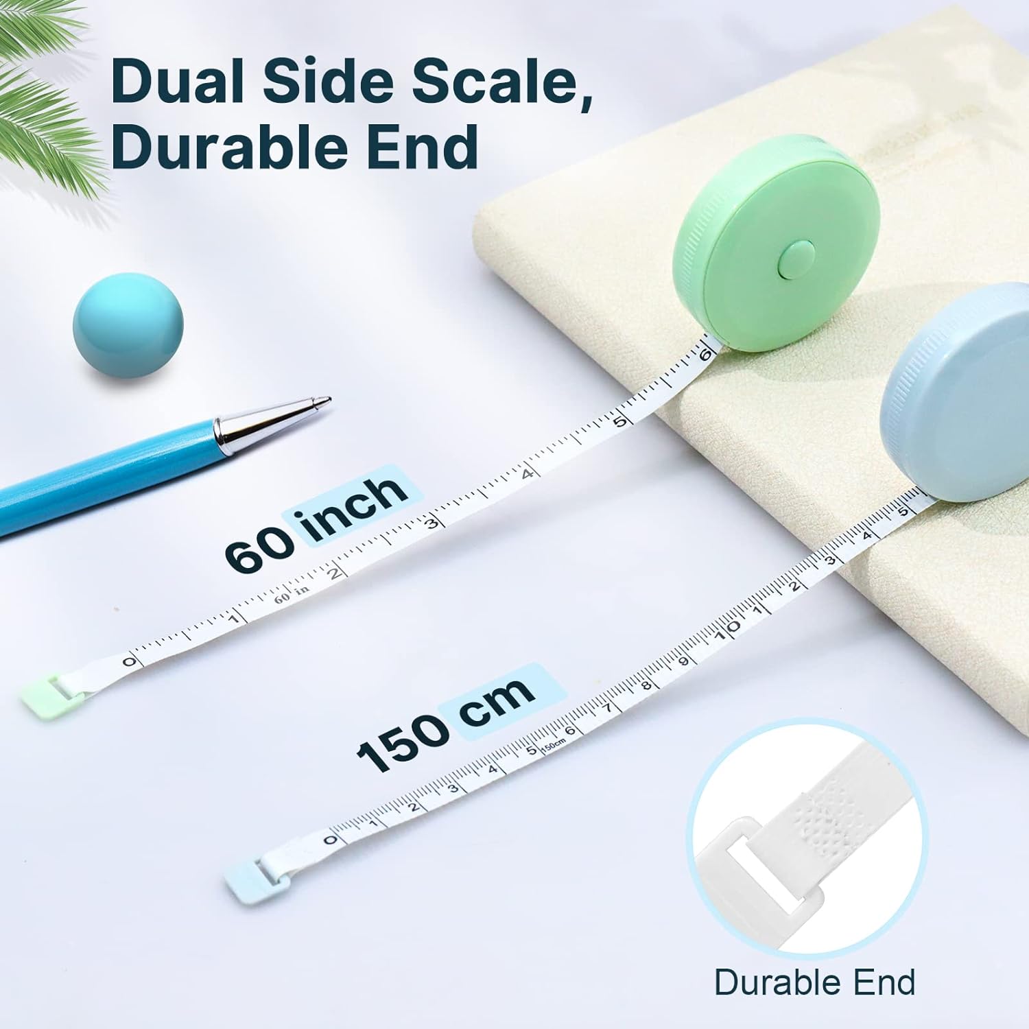 1.5m Round Soft Tape Measure Clothes Measuring Cute Meter Ruler ...