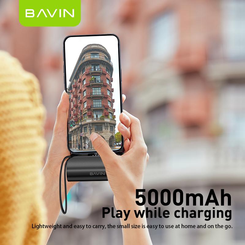 BAVIN PC012 / PC013 5000mAh Mini Fast Charging Portable Power Bank ...