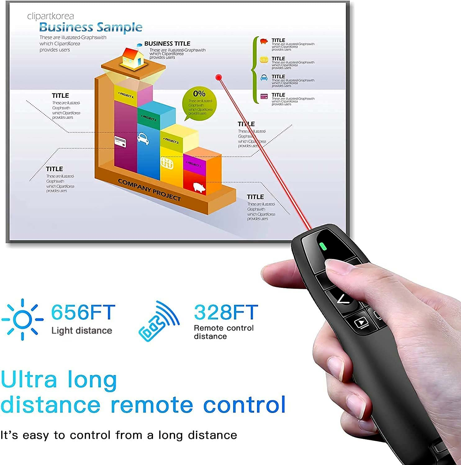shopee choice badgeR400 Wireless Presenter Red Laser Pointer PPT Remote ...