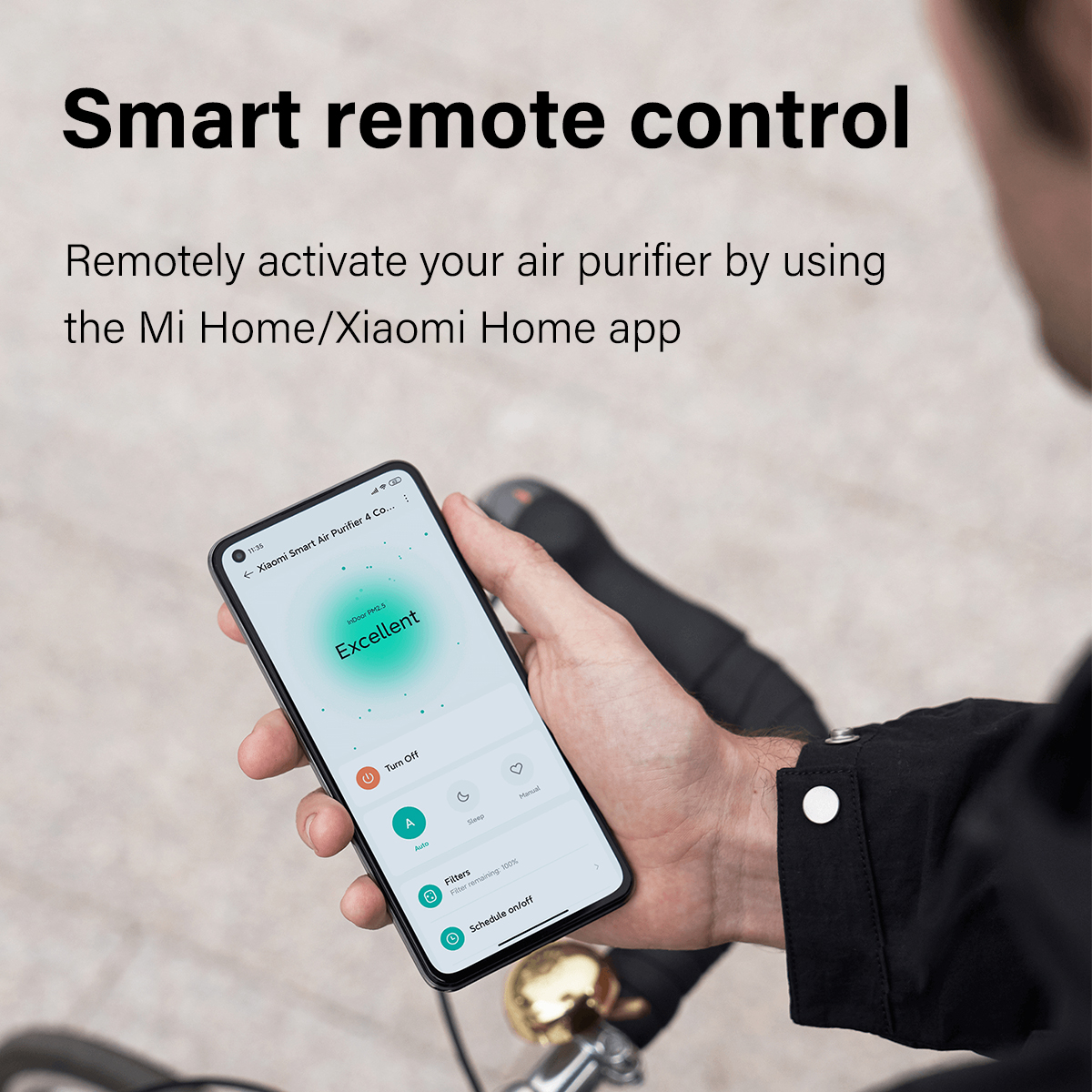 Xiaomi Smart Air Purifier 4 US Compact 3-in-1 Filter Smart control Real ...