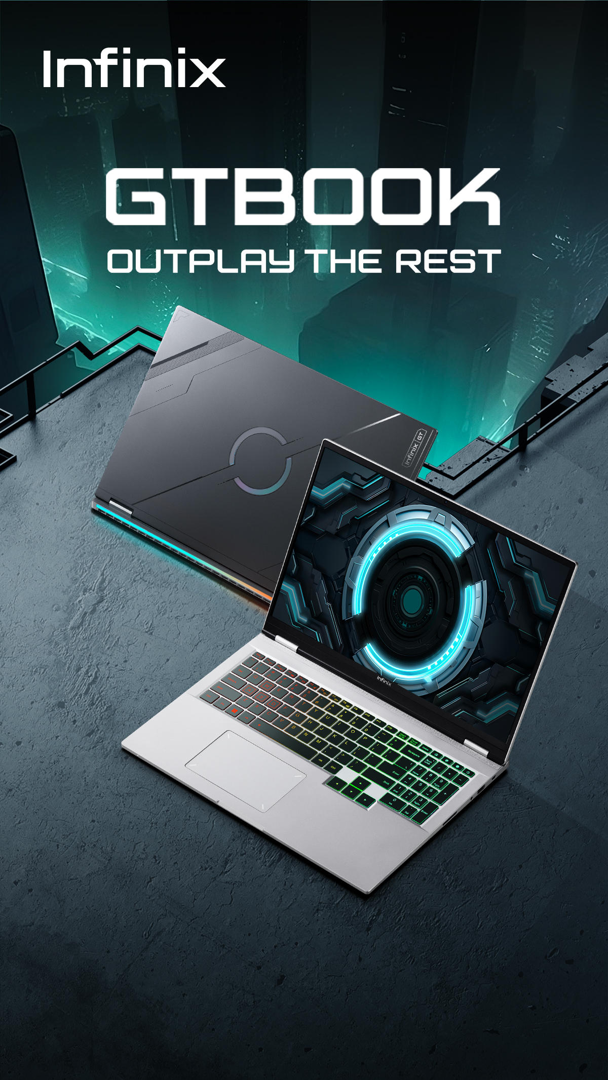 Infinix GT Book Laptop | Core i5-13420H, 16" IPS (16GB + 512GB SSD ...