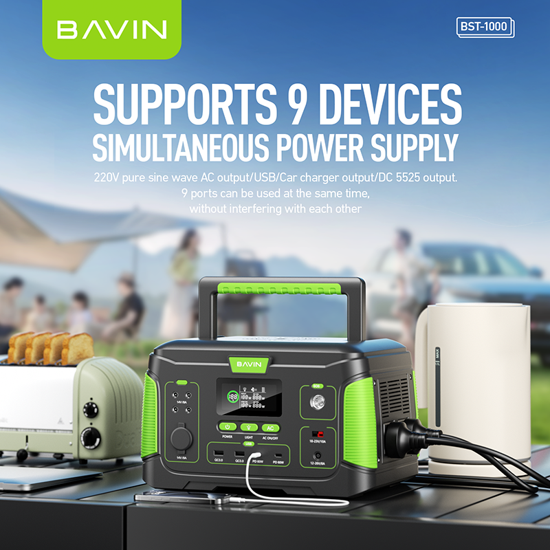BAVIN BST1000 1000W 218400mAh/ 650W 171600mAh /300W 72800mAh Power ...