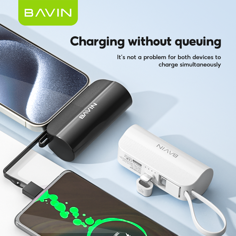 BAVIN PC012 / PC013 5000mAh Mini Fast Charging Portable Power Bank ...