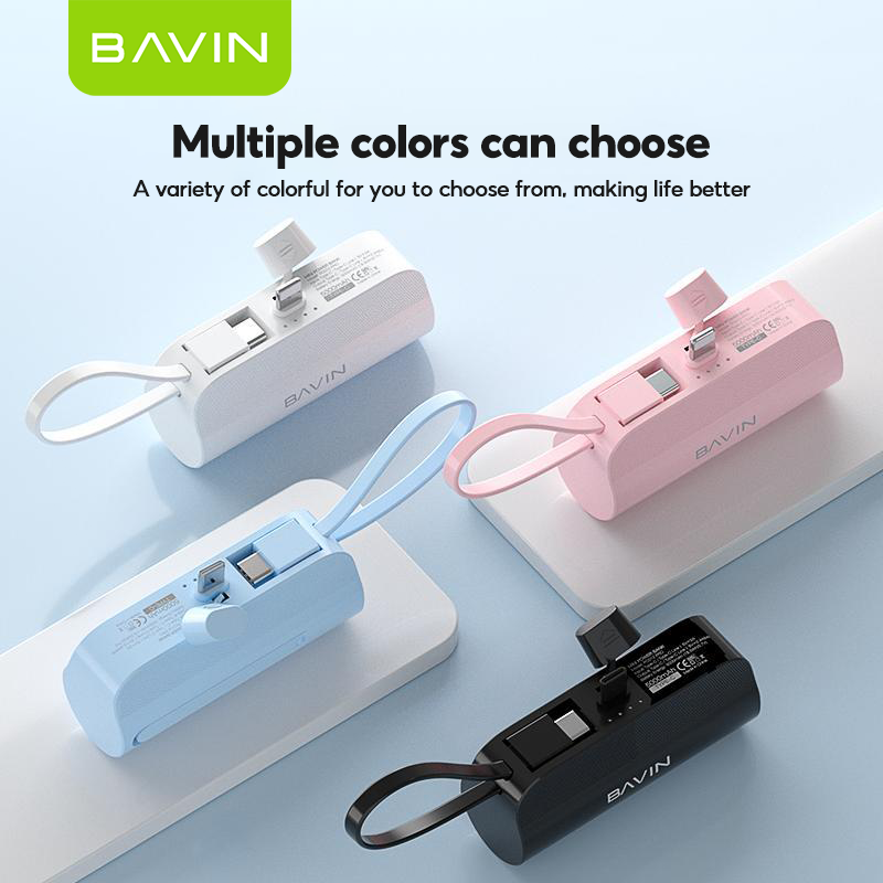 BAVIN PC012 / PC013 5000mAh Mini Fast Charging Portable Power Bank ...