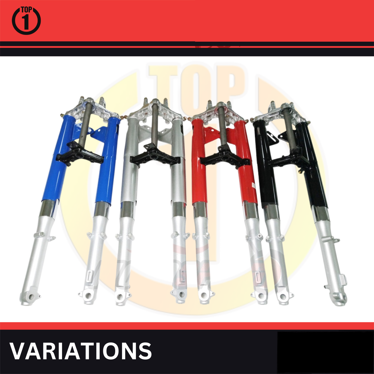 Top1 Racing front shock assembly with T Post assembly 1 Set For Honda ...