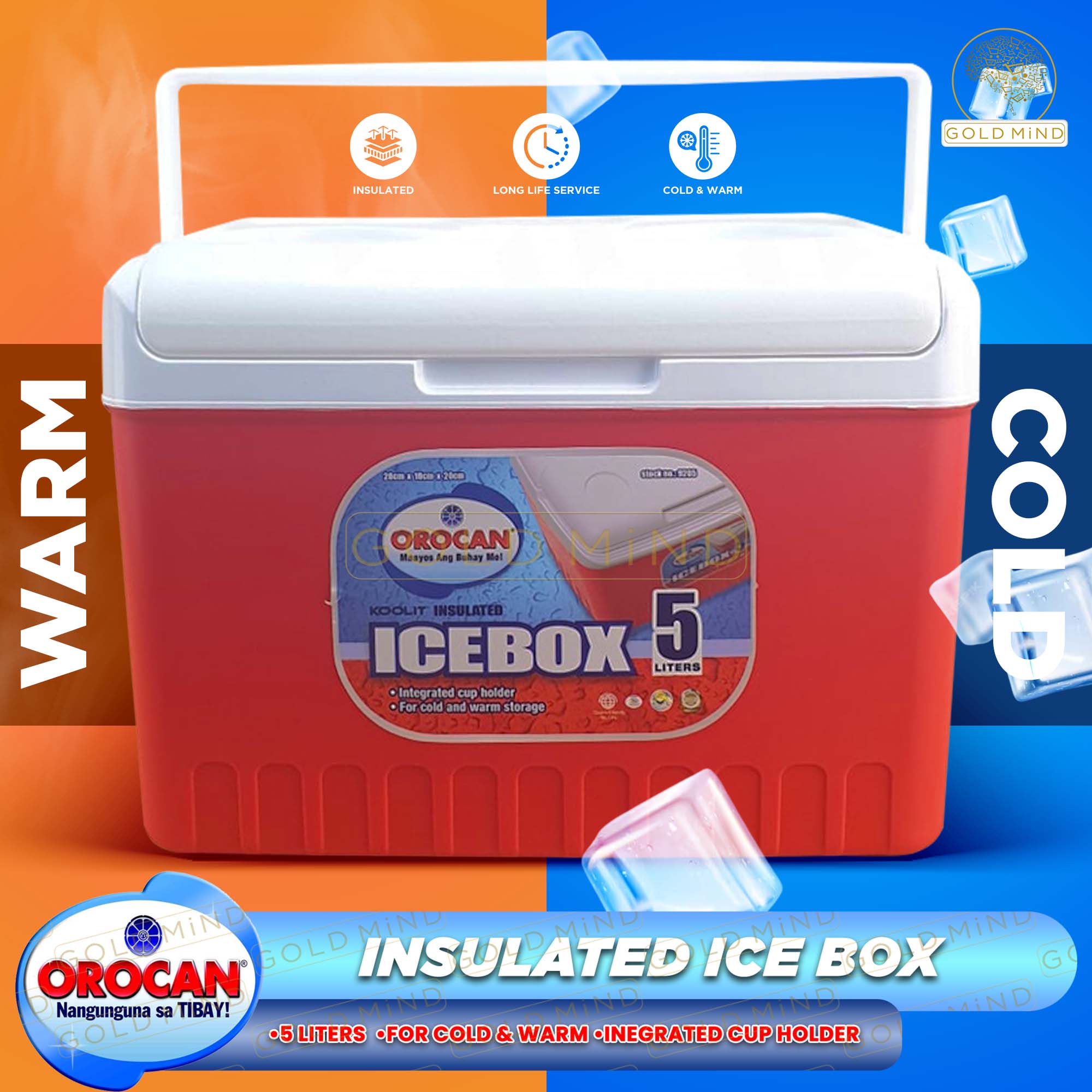 Orocan Icebox 8 & 5 Liters Insulated Ice Box | Shopee Philippines
