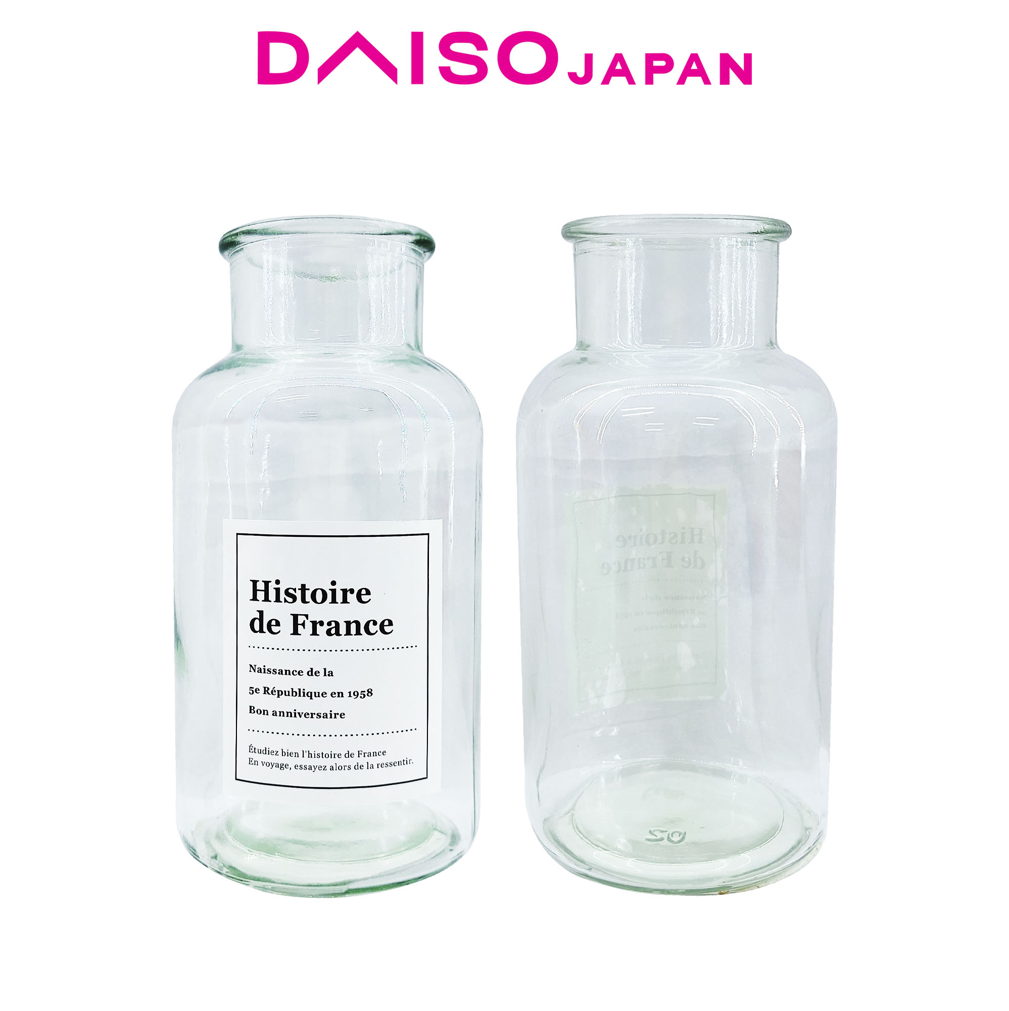 Daiso Clear Glass Vase (8cm x 16cm) | Shopee Philippines
