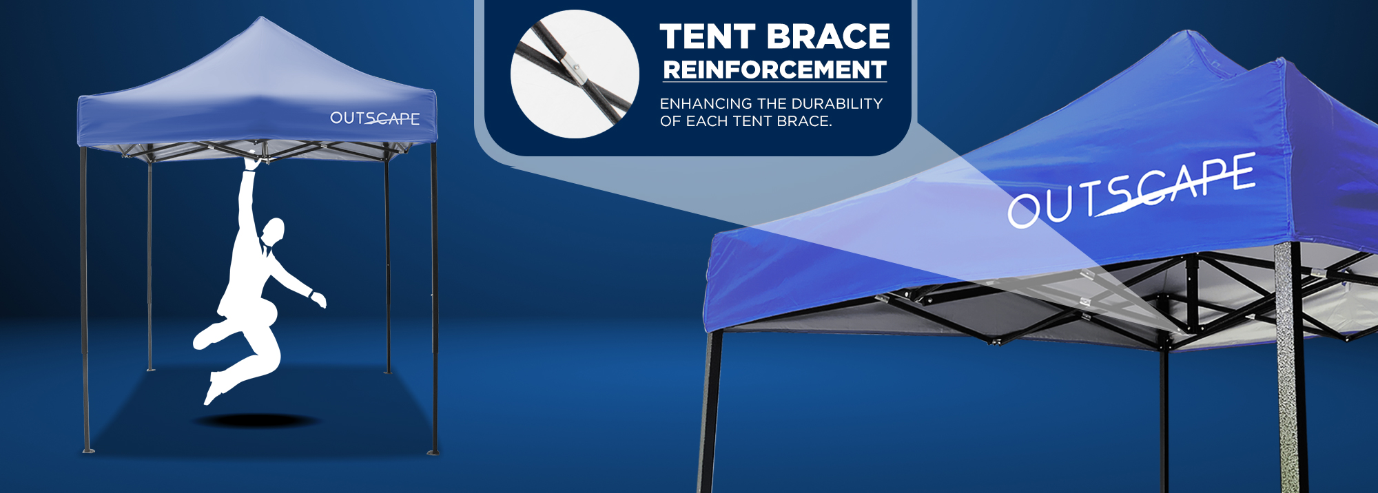 Outscape Tent Heavy Duty 2x3 Meter Retractable Complete Set | Shopee ...