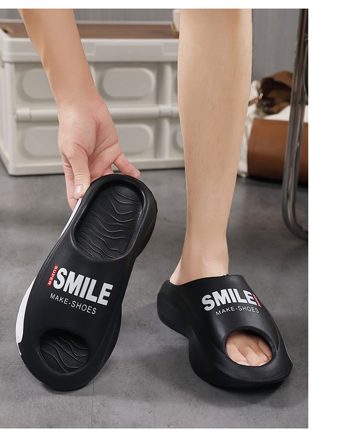 Men's fashion sports sandal Anti-slip and anti-friction thick sockliner ...