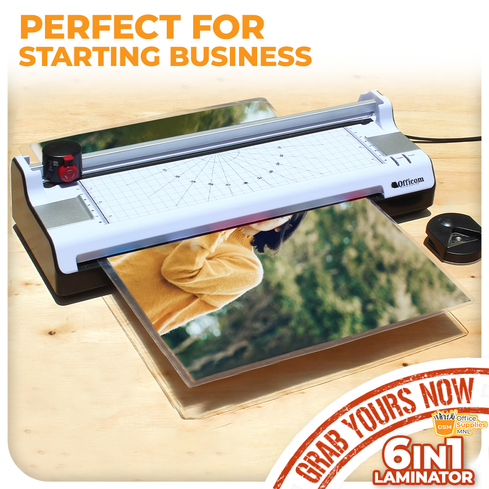 6in1 Laminator 3 Ways Cutter Laminating Machine A3/A4 Multi Functional Hot & Cold Laminator ...