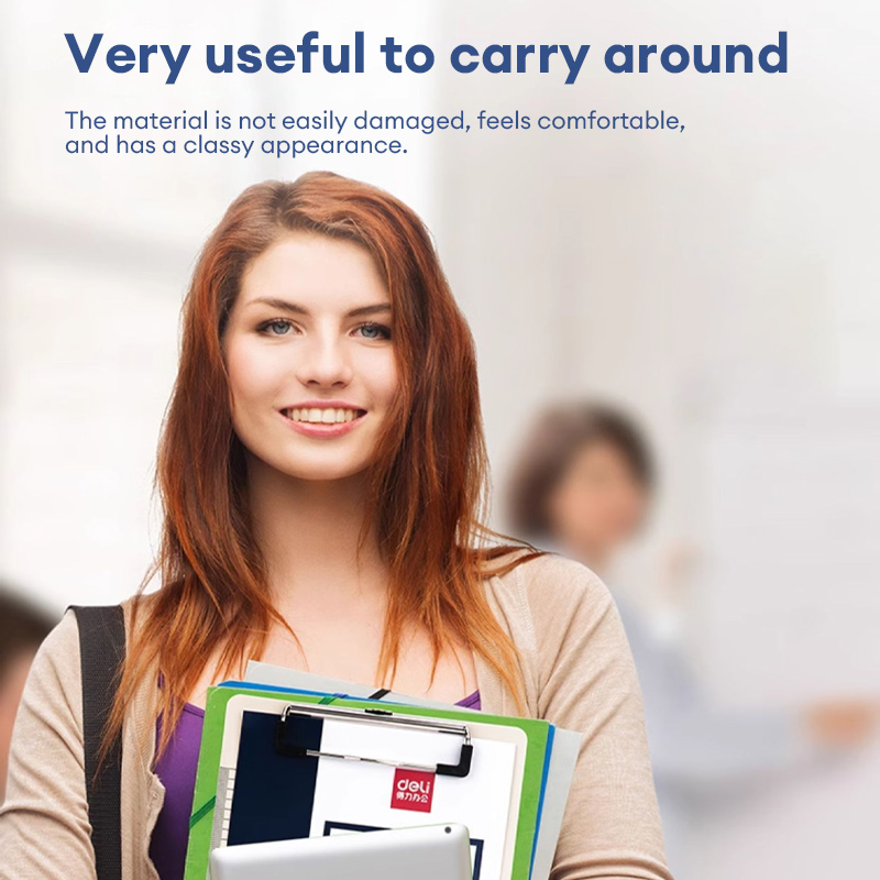 Deli A4 File Hard Board Writing Clip Board Office School Supplies 9248 | Shopee Philippines